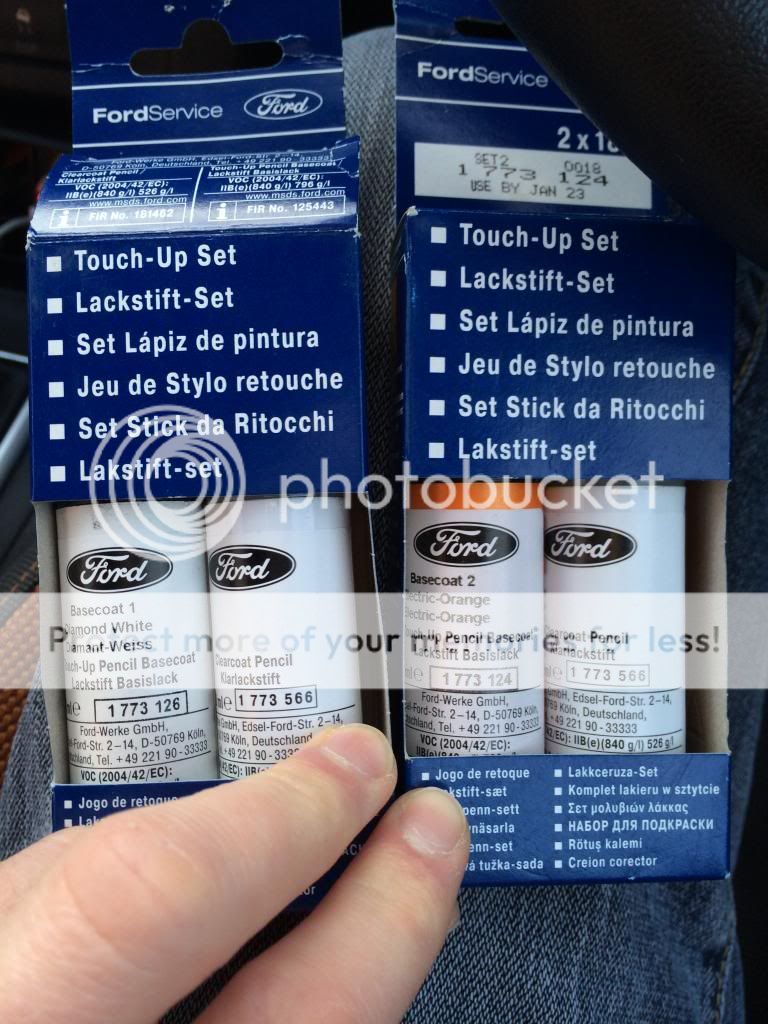 Has Anyone Had Any Experience Using Ford Touch Up Pens?? - General Ford ...