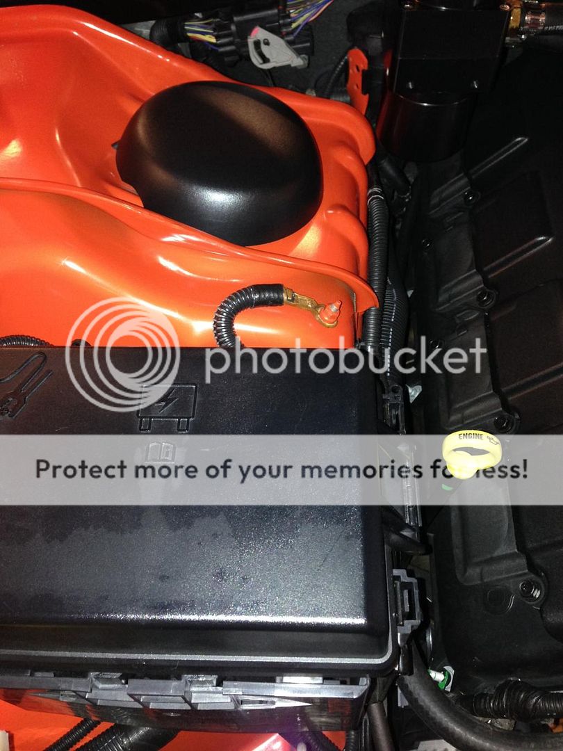 NEGATIVE battery post under hood | Dodge Challenger Forum
